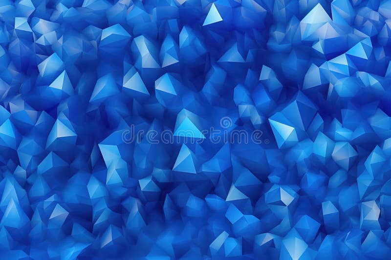 Classic Blue Abstract Trianglify.illustration Stock Illustration - Illustration of pattern ...