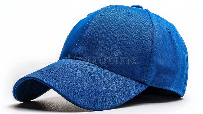Classic Blue Baseball Cap, Ready for a Day of Sun and Fun Stock Image ...