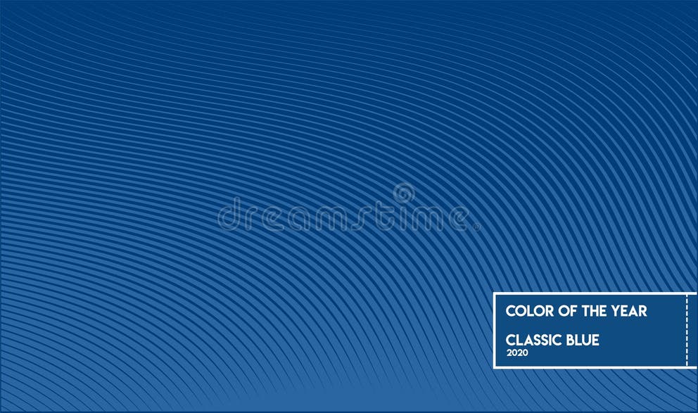 Classic Blue Color Sample. Vector Stock Vector - Illustration of banner ...