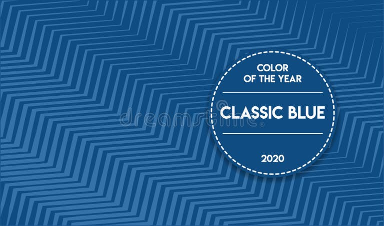 Classic Blue Color Sample. Vector Stock Vector - Illustration of design ...