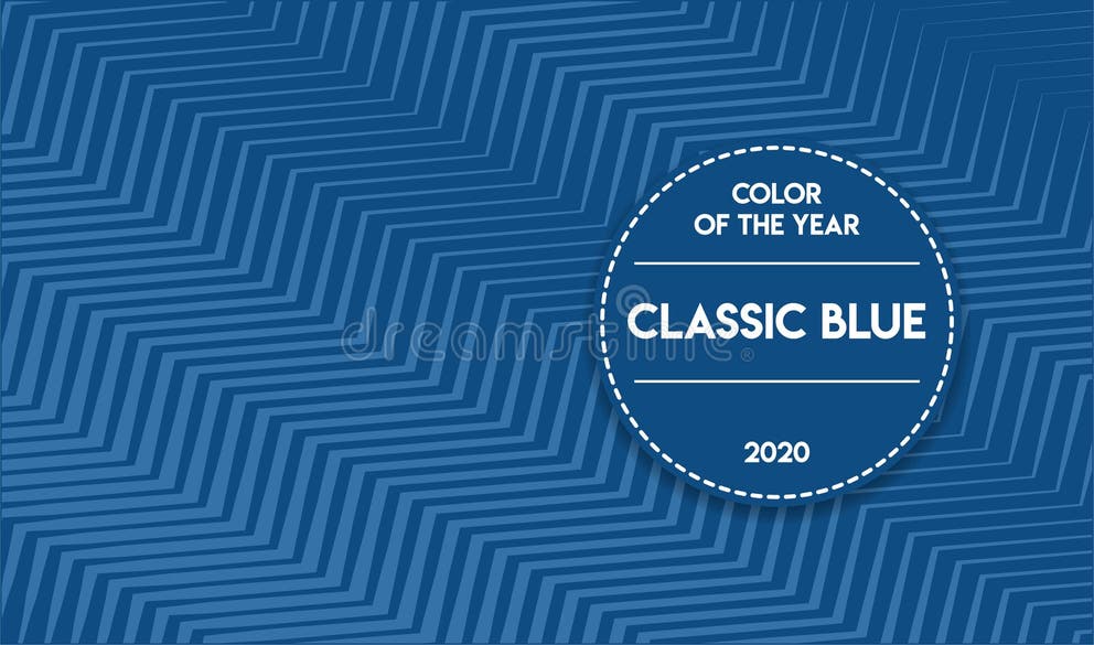 Classic Blue Color Sample. Vector Stock Vector - Illustration of design ...
