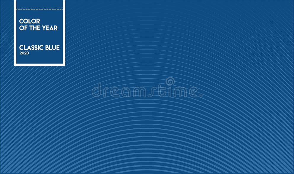 Classic Blue Color Sample. Vector Stock Vector - Illustration of decor ...