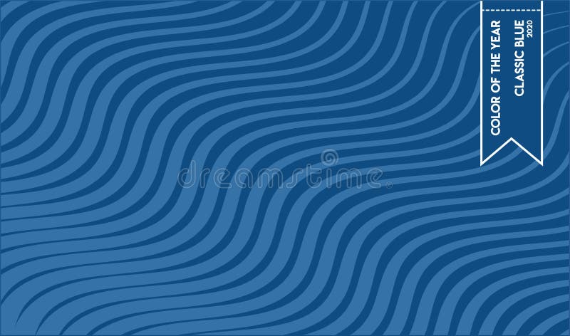 Classic Blue Color Sample. Vector Stock Vector - Illustration of decor ...