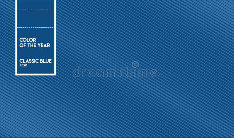 Classic Blue Color Sample. Vector Editorial Image - Illustration of ...