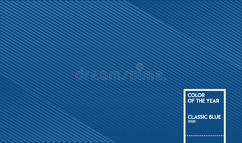 Classic Blue Color Sample. Vector Stock Vector - Illustration of ...