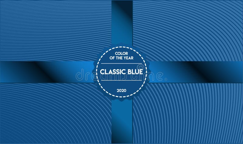Classic Blue Color Sample. Vector Stock Vector - Illustration of canvas ...