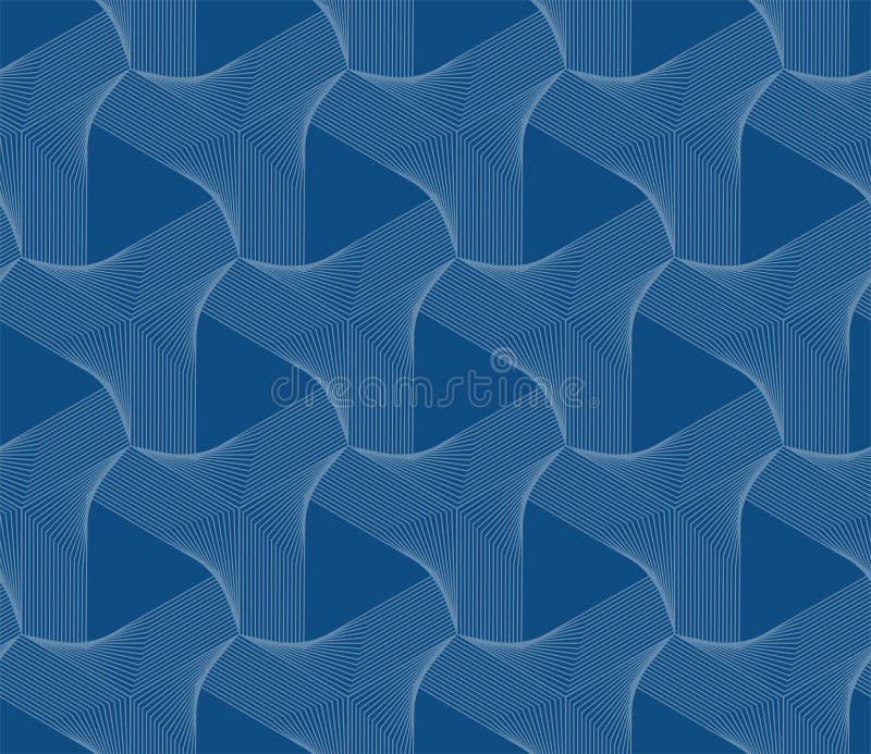 Classic Blue Color 2020 Web Graphic Pattern. Vector Blue Guilloche ...