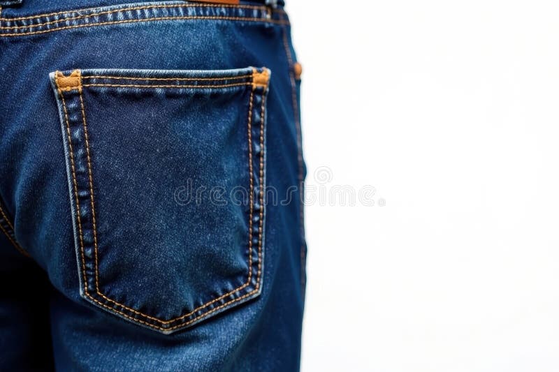 Classic Blue Denim Pocket, Worn Texture, White Backdrop, Texture, Jeans ...
