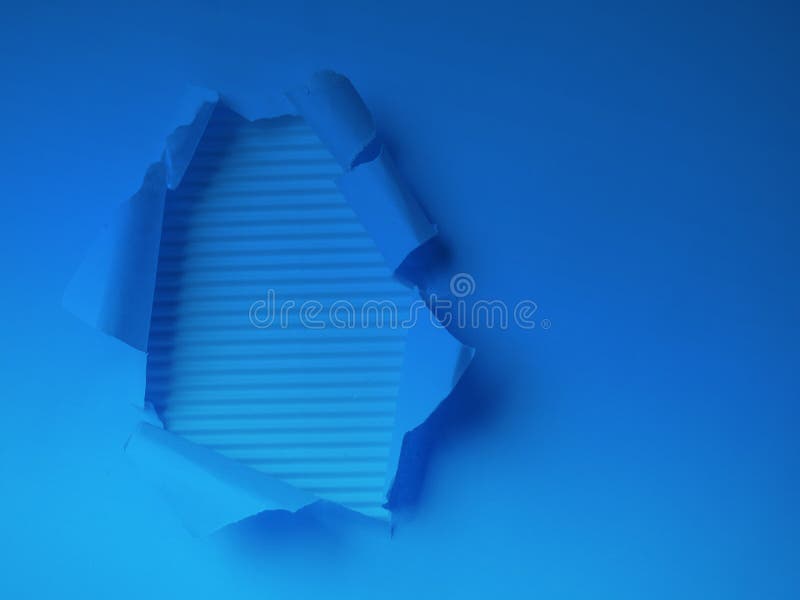 Classic Blue Tinted, Classic Colors in 2020, Hole in the Paper with ...