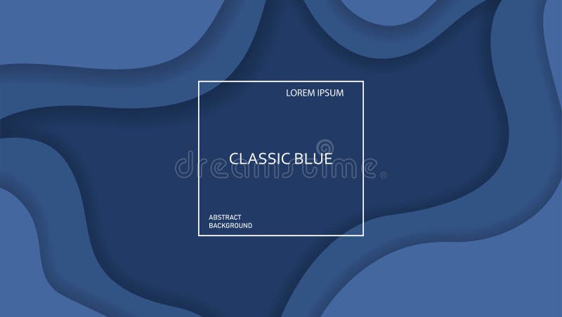 Classic blue trend 2020 stock vector. Illustration of motion - 167846238