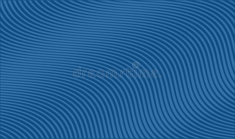Classic Blue Trendy Color Background with Stripes. Vector Illustration ...