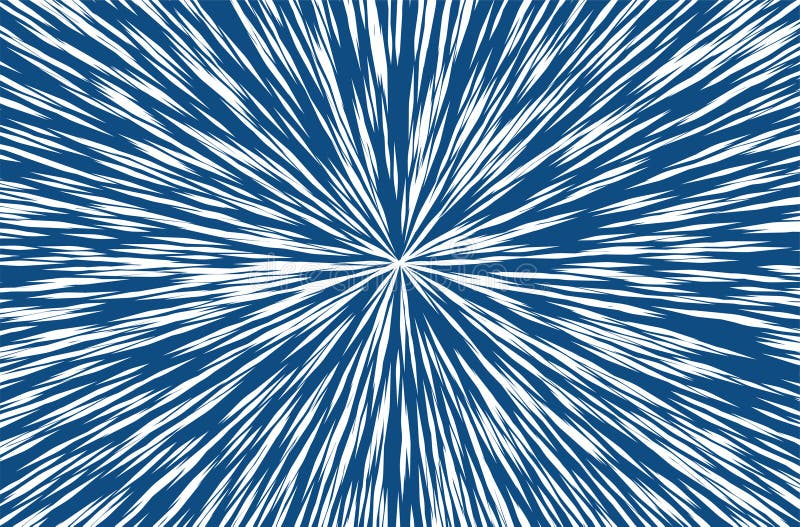 Classic Blue Trendy Color Sun Rays or Explosion Boom for Comic Books ...