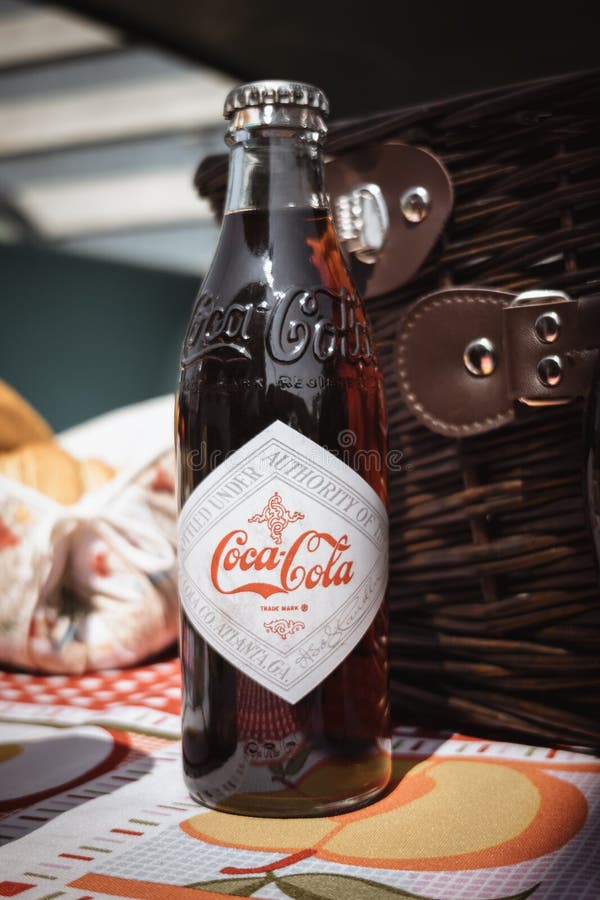 Classic Bottle of Coca Cola Made in Argentina with Other Elements on a ...