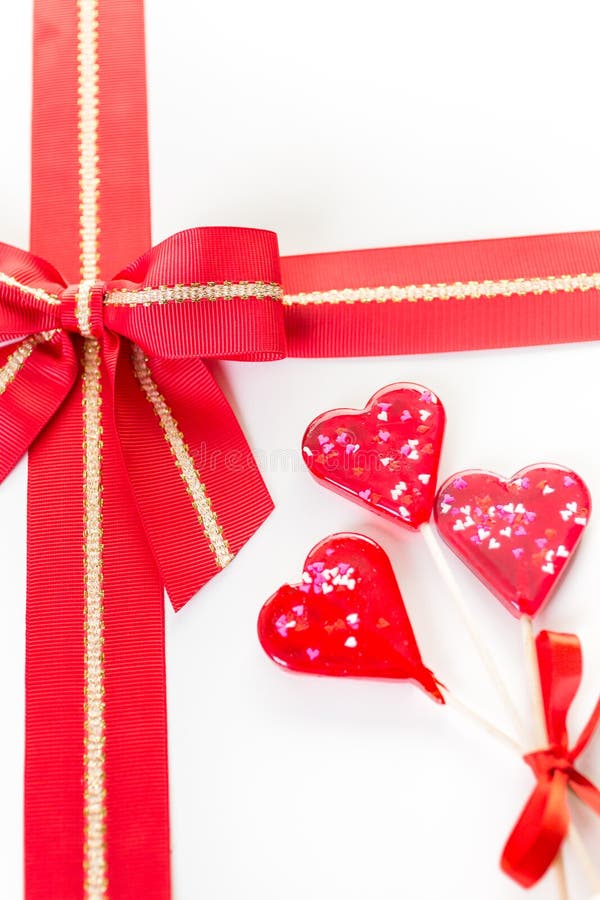 Ribbon bow stock image. Image of valentines, candies - 88379255