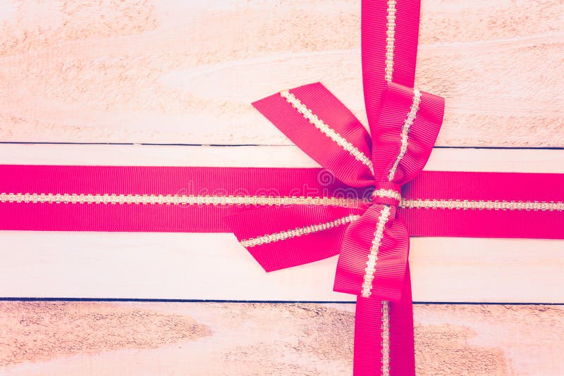 Ribbon bow stock photo. Image of holiday, homely, wood - 88379108