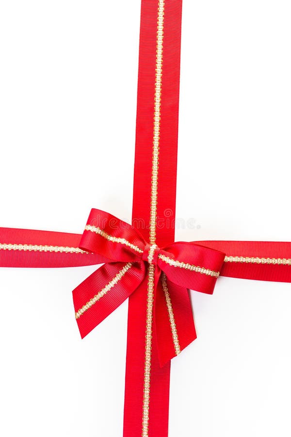Ribbon bow stock image. Image of paper, wrapped, christmas - 88379179