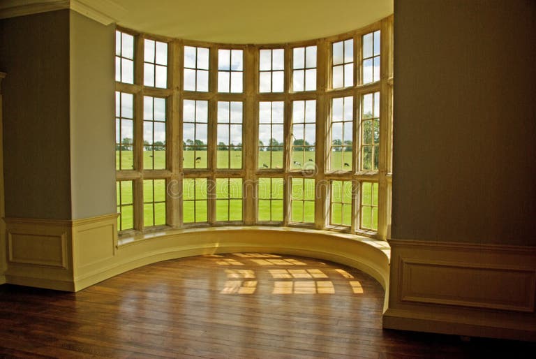 Classic bow window stock photo. Image of decor, classic - 5613572