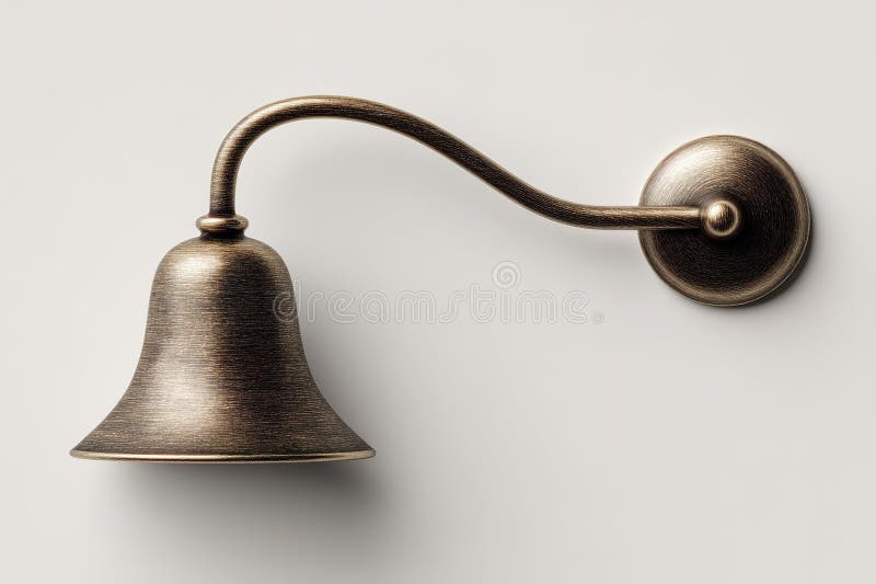 Classic Brass Wall Bell with Elegant Design Suitable for Home or ...