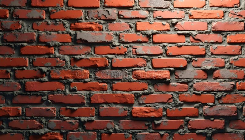 Classic Brick Wall Texture 3D Render Stock Photo - Image of ...