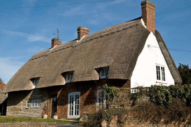 Classic British Rural Home stock image. Image of garden - 8440611