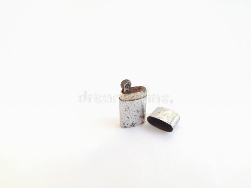A classic broken lighter stock image. Image of dirty - 317633795