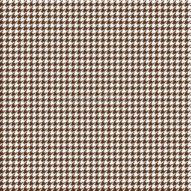 Houndstooth Seamless Pattern Stock Vector - Illustration of fashionable ...