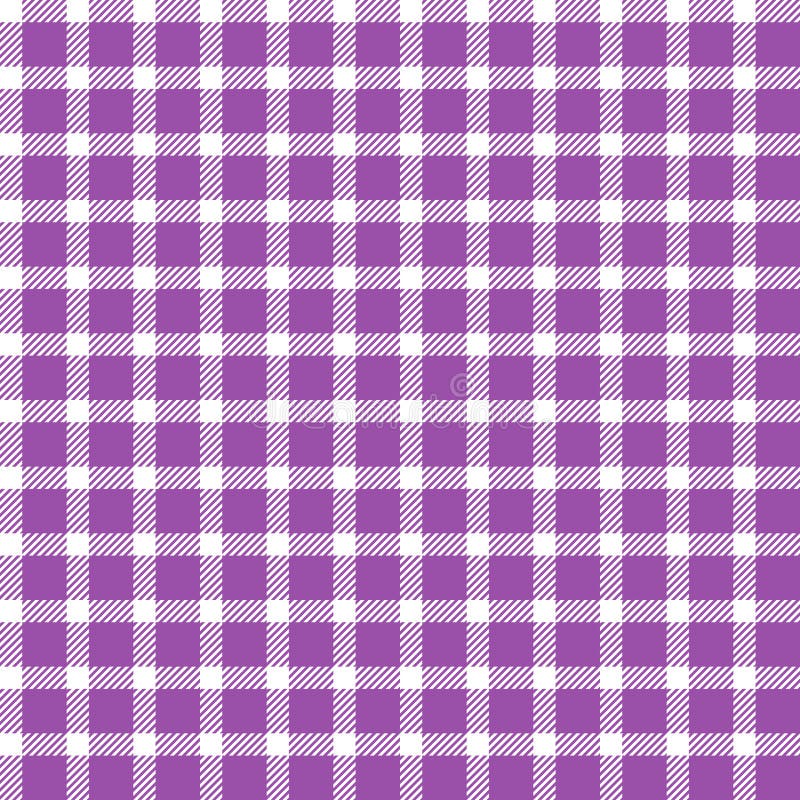 Purple Buffalo Plaid Seamless Pattern Stock Vector - Illustration of ...