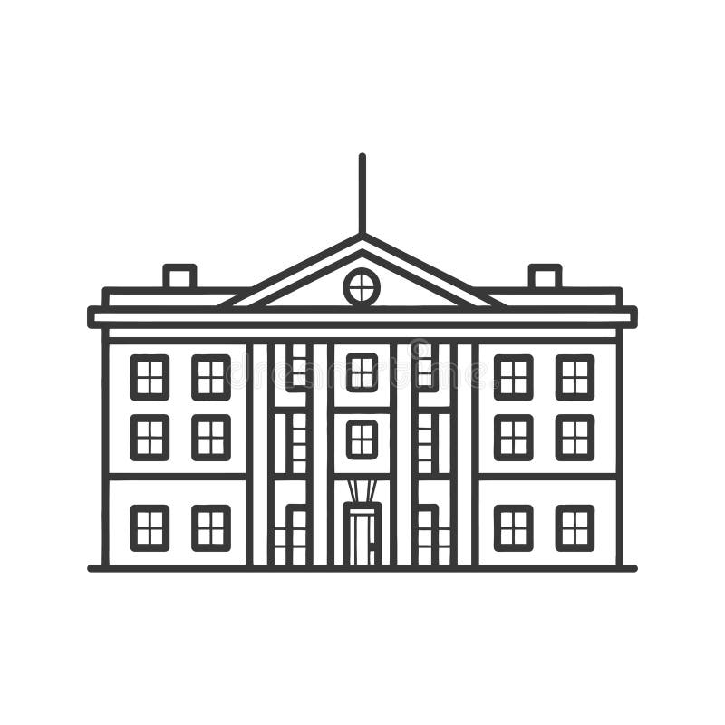 AI Generated Building Icon stock illustration. Illustration of mansion ...