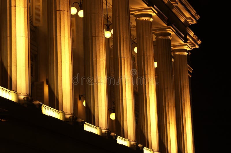 Classic Building Lighted Up Night Stock Photos - Free & Royalty-Free ...