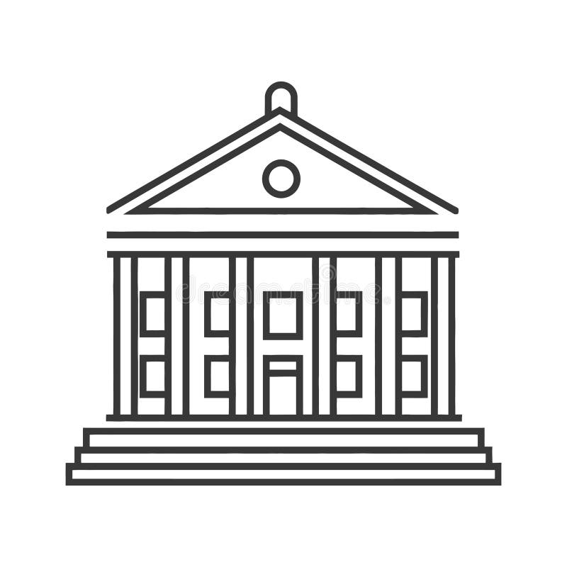 AI Generated Building Icon stock vector. Illustration of windows ...