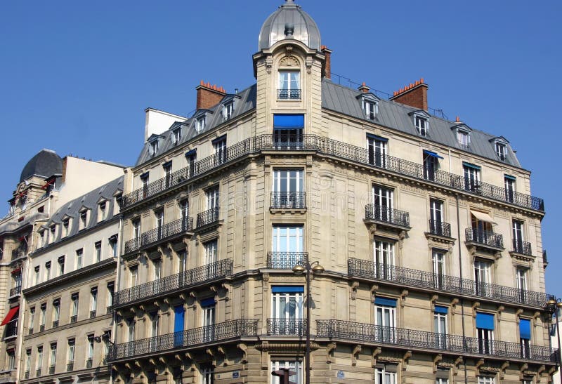 Classic Building in Paris stock photo. Image of city, paris - 5546636