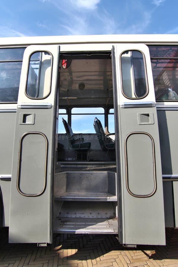Classic bus stock photo. Image of public, entry, exit - 70094198