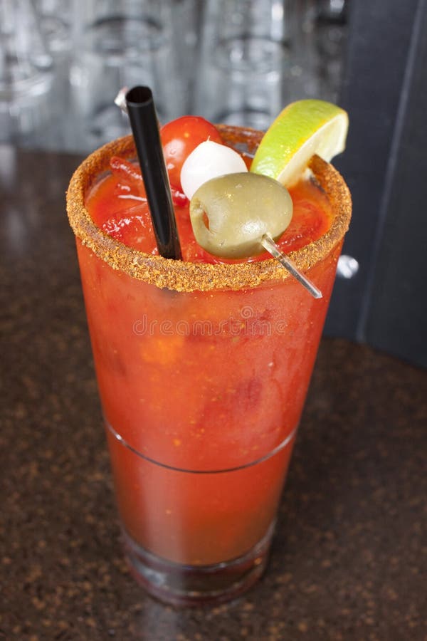 Classic Caesar Beverage stock photo. Image of restaurant - 25940992