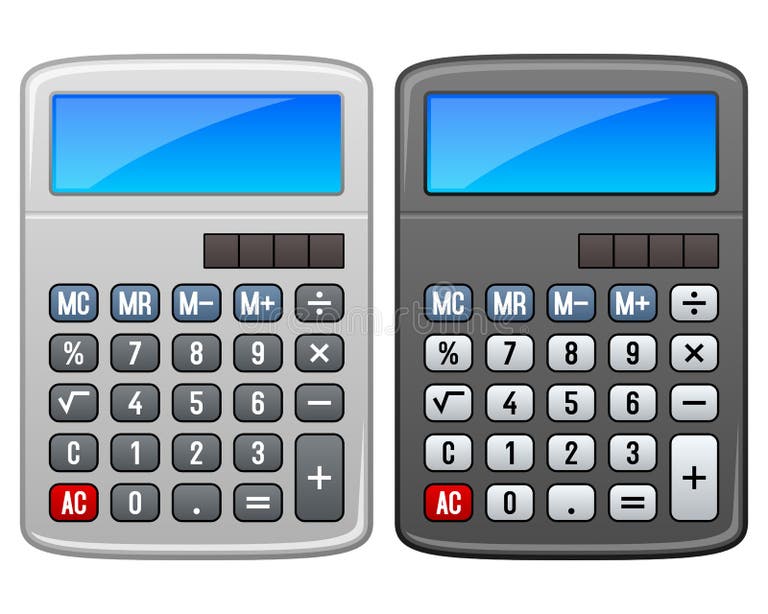 Classic Calculator Stock Illustrations – 1,965 Classic Calculator Stock ...