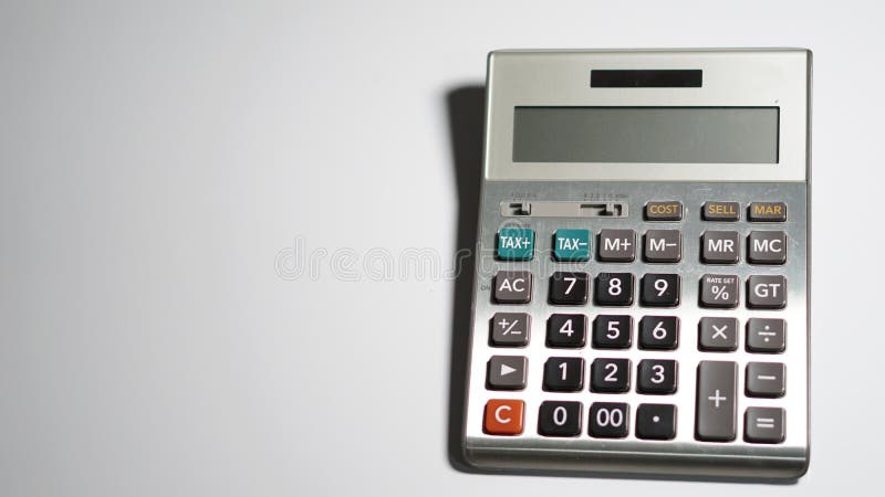 Classic Calculator Device stock image. Image of count - 248094485