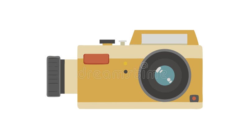 Classic Camera Icon Vector for Photography Creative Arts, Vector Design ...