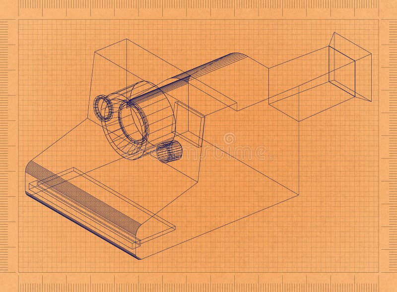 Camera Lens Blueprint Stock Illustrations – 228 Camera Lens Blueprint ...
