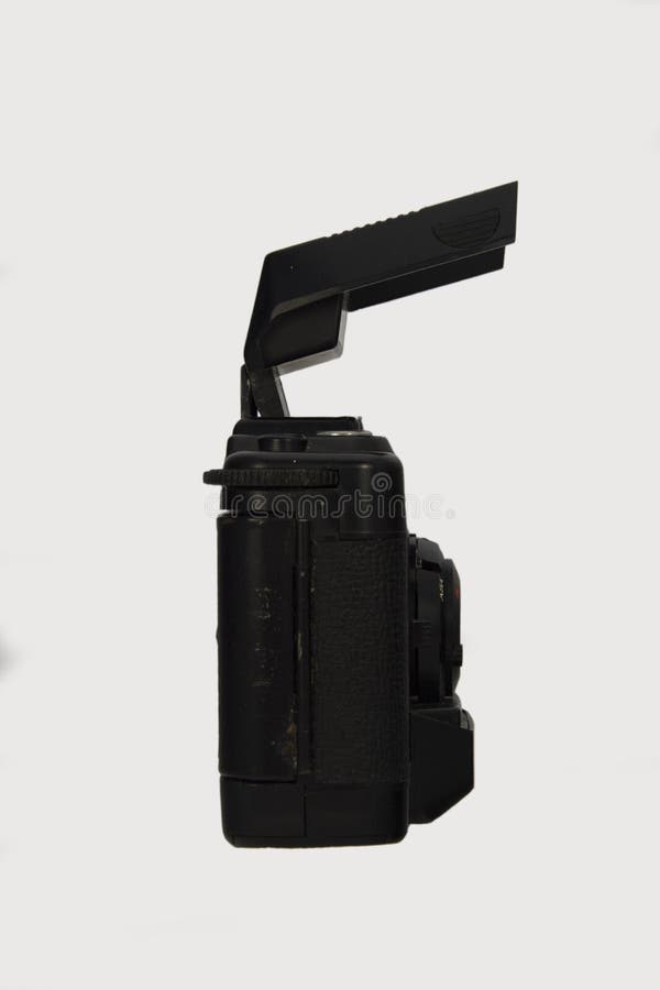 35mm film camera side view stock image. Image of body - 76650883