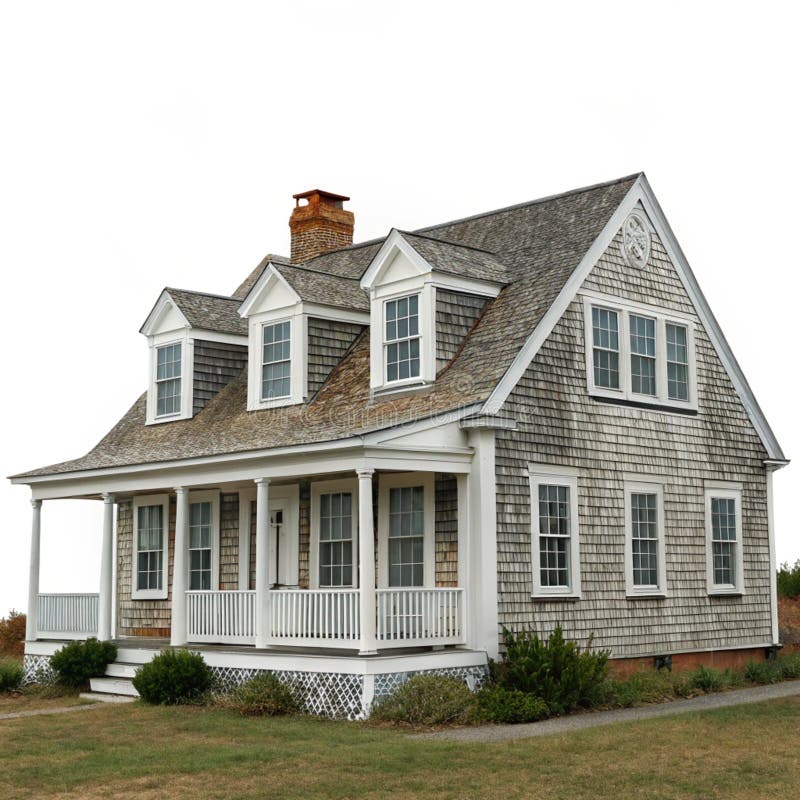 Cape Cod house stock illustration. Illustration of house - 368440328