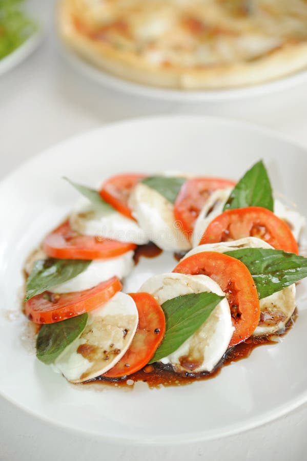 Classic caprese salad stock photo. Image of calories - 23576496