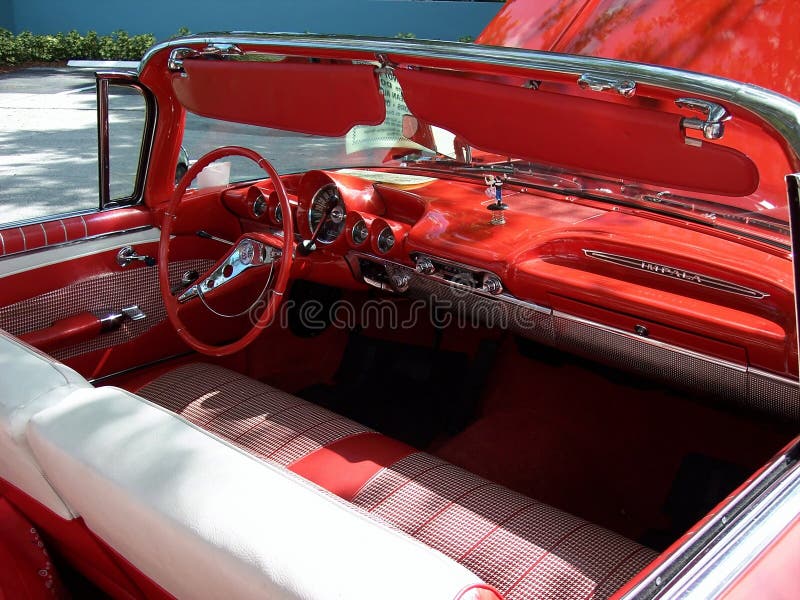 Old School Impala Red Interior 1963 Chevrolet Impala Pura Sangre