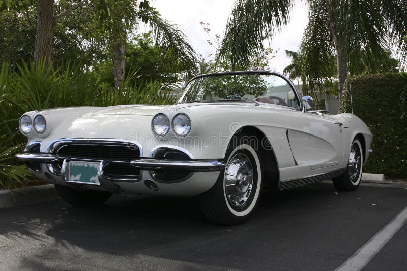 Red Old Car with an Open Top. Convertible Stock Illustration ...