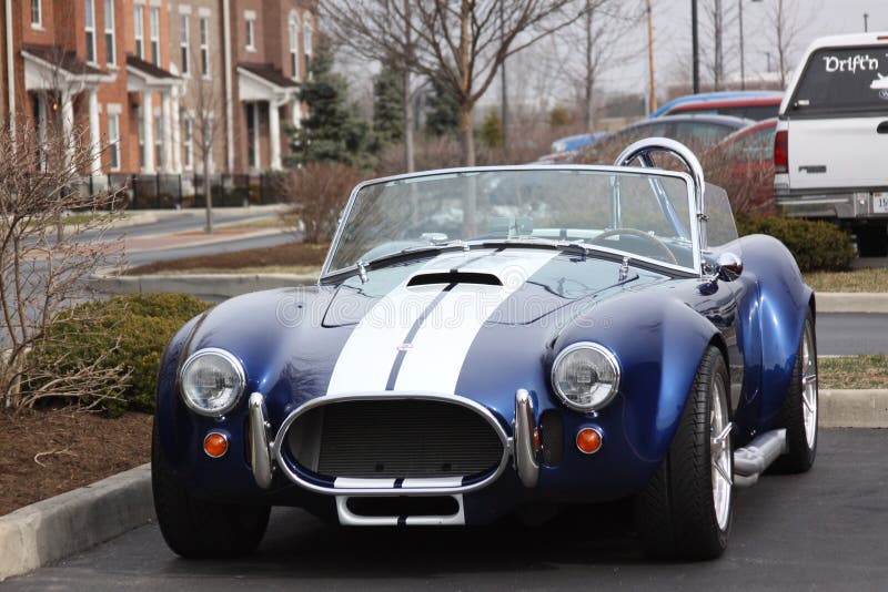 Classic car editorial image. Image of city, classic, cobra - 55443850