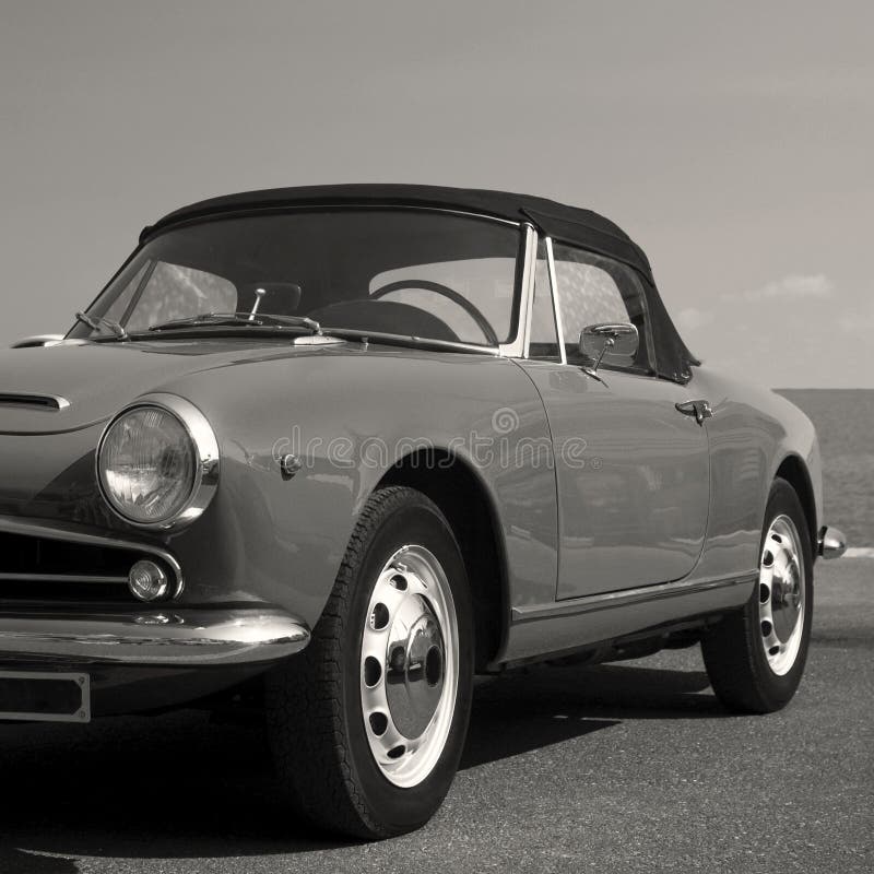 Classic car stock photo. Image of historic, road, detail - 76281404