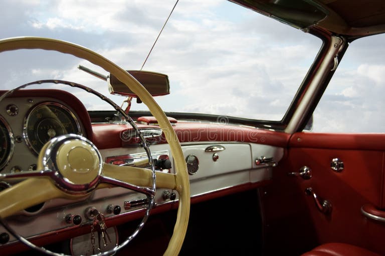 Classic Car Dashboard stock image. Image of antique, model - 9336883