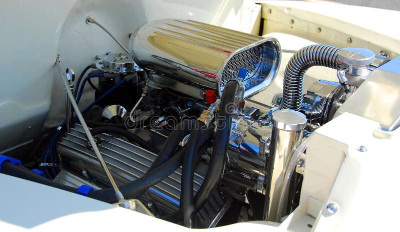 Classic car engine stock image. Image of motor, engine - 11315675