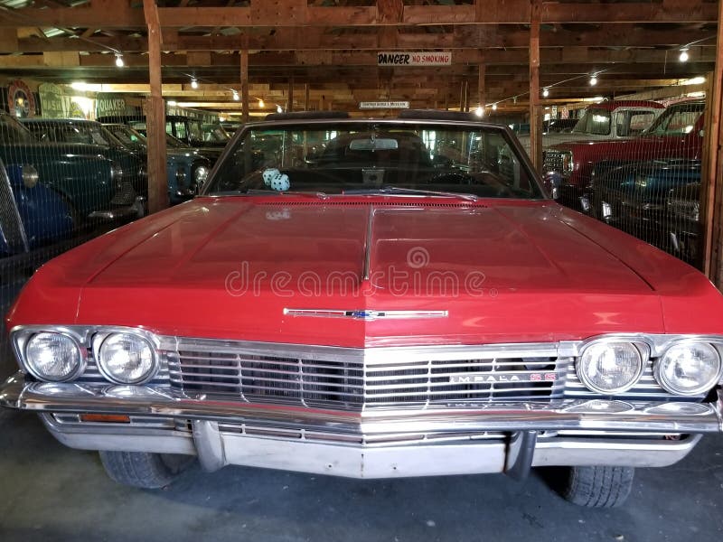 Classic Car Garage View editorial image. Image of view - 151354735