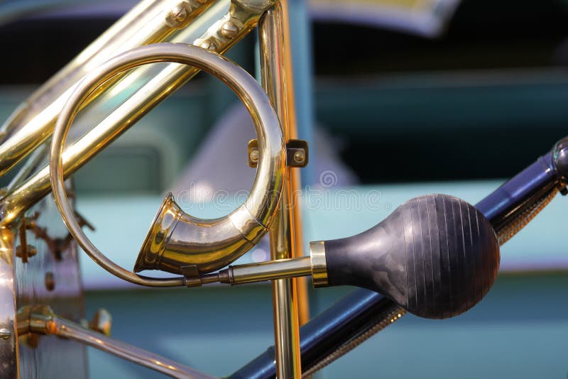 Classic car horn stock photo. Image of design, horn, vehicle - 23379066