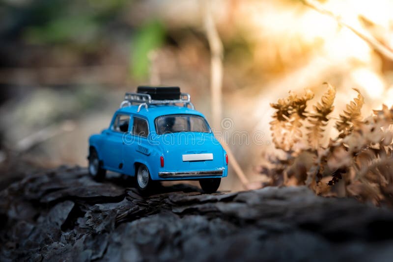 Classic Car Model on an Off-road Adventure Stock Image - Image of ...