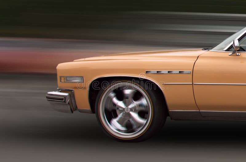 Classic car in motion stock image. Image of driving - 100871389